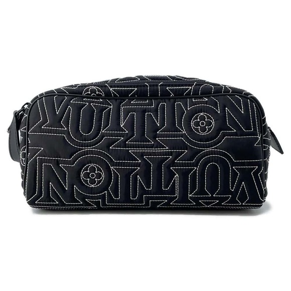 Louis Vuitton | Bags | Louis Vuitton Nylon Lv Snow Dop Kit Pouch ...